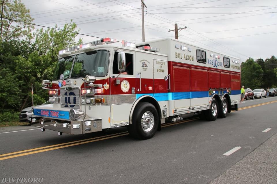 BAVFD Attends SoMd Parade - Bel Alton Volunteer Fire Department